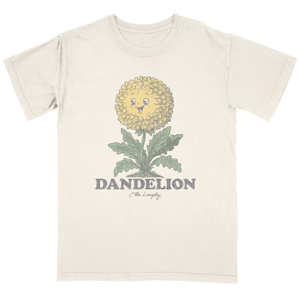 Ivory Groovy Dandelion Tee - PRE ORDER – Ella Langley